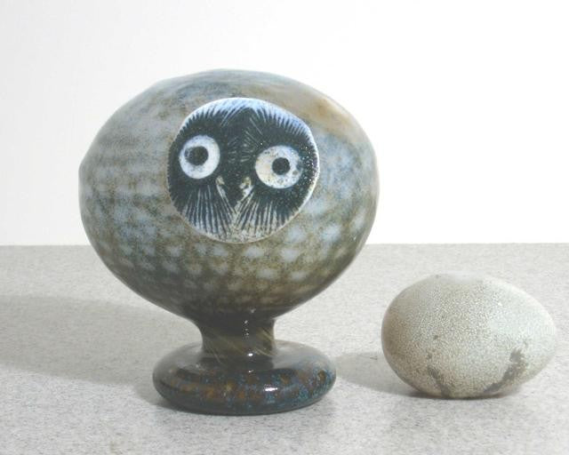 iittala Toikka Blue / Brown Pearl Owl - Toikka Bird Guide – GlassBirds.com